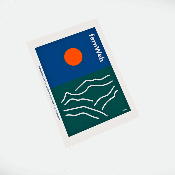 Fernweh Print – A Journey Beyond Borders | Idioma Art Prints